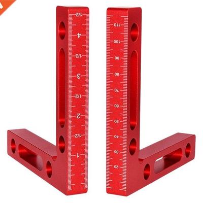 2 Pcs Aluminium Alloy 90 Degree Positioning Squares Right An