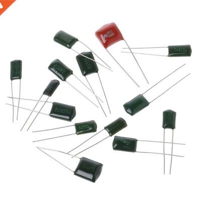 140Pcs 14 Values Polyester Film Capacitors Assortment Kit 0.