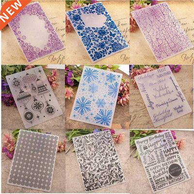 19 Design Plastic Embossing Folder For Scrapbooking  Pho