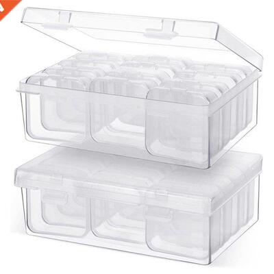 24 Pcs Small Bead Organzer Bead Case Storage Organzer Dam