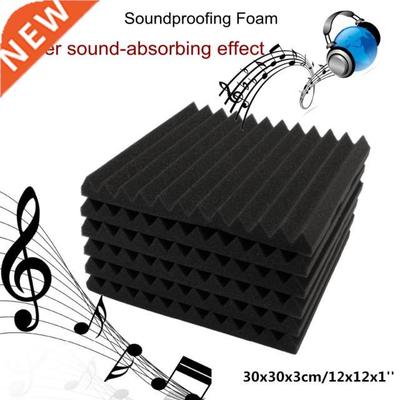 1 PCS 0*0* cm Polyurethane Foam Black Soundproof Sponge F