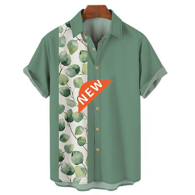 Hawaiian Men's Shirt 3d Printed Blouses Casual Harajuku Shir