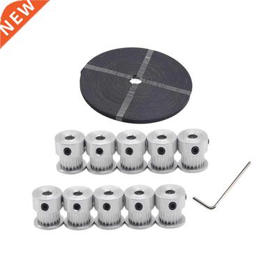 Free shipping 10pcs 20teeth GT2 Timing Pulley Bore 5mm + 10M