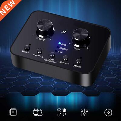 Audio USB External Sound Card Headset Microphone Web Broadca