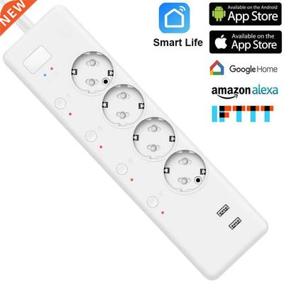 Smart WIFI Timer Extension EU Smart Plug wifi Power Strip Fa