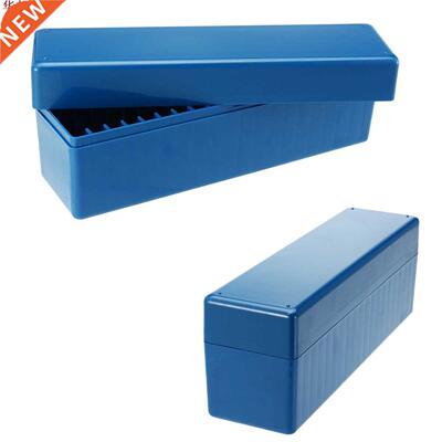 20PCS Coin Storage Box Holder Blue Plastic Coin Capsules Con