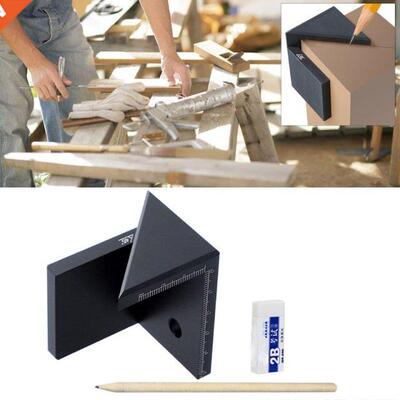 45 Degree Woodworking Line Scriber Right Angle Marker Gauge