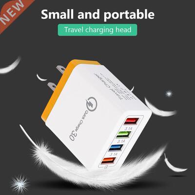 Portable 4 Port 5 V / 1 A USB Charger QC .0 USB Hub Charger