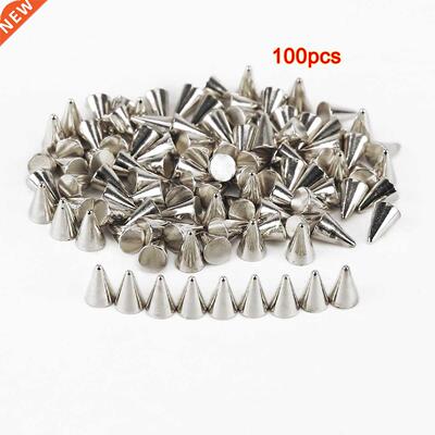 100pcsPic Studs / Rivets Studs PUNK 6x4mm DIY Silver