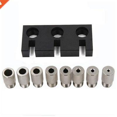 Woodworking Pocket Hole Jig 3/4/5/6/7/8/9/10Mm Drill Bit,Ten