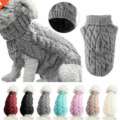 1Pc Winter Dog Sweater Small Dog Clothes Puppy Sweater For P