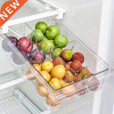 Transparent Fridge Organizer Refrigerator Drawer Racks Holde