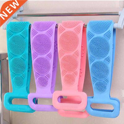 Bath Brushes Towel Soft Silicone Body Brush Bath Belt Exfi