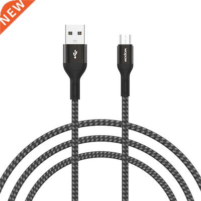 WOPOW 1.2m Fabric Micro USB Cable 2.4A Fast Charging Data Ca