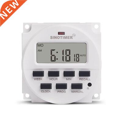 DC 12V AC LCD 7 Days Programmable Timer Switch Countdown Tim