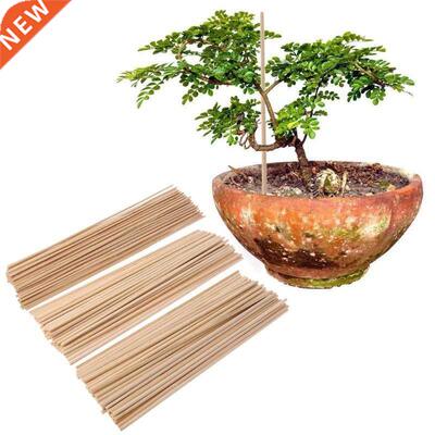 50 Wooden Plant Grow Support Bamboo Plant Sticks Garden Cane