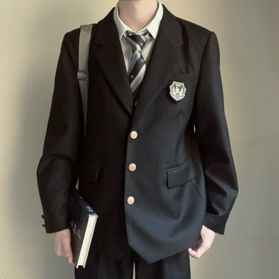 野池高DK制服西装外套百搭学院风
