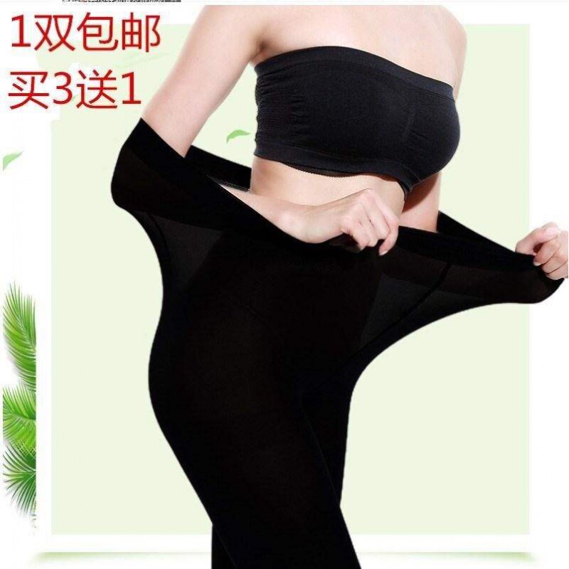 新款厚丝袜女春秋款中老年妈妈款加大码中年打底裤踩脚裤中腰连裤