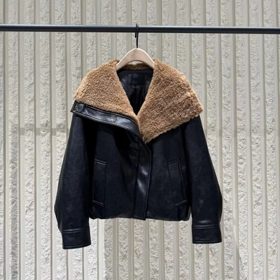 正品羽绒服2025冬新品90绒羊毛领素皮【轻暖漫游系列】MBE4EIN034