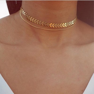 men fashion golden long chain gold plating necklace hiphop