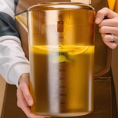 食品级耐高温冷水壶pc食品级耐高温凉水杯家用PP冷水壶大容量5升