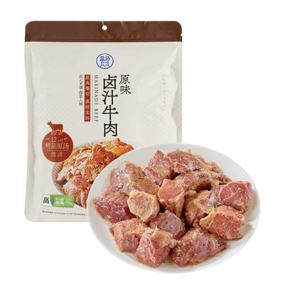 盒马MAX卤汁牛肉原味538g