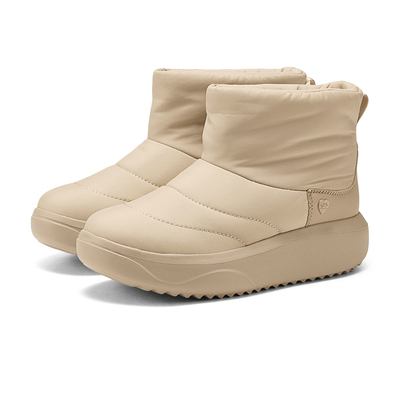 斯凯奇女士秋冬厚底保暖中筒靴