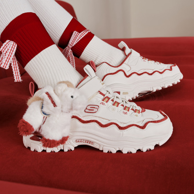 Skechers斯凯奇新年款女童新款时尚舒适休闲百搭老爹鞋319104L