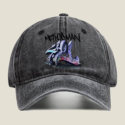 Method Man Graffiti Graphic  Water-Washed Fabric