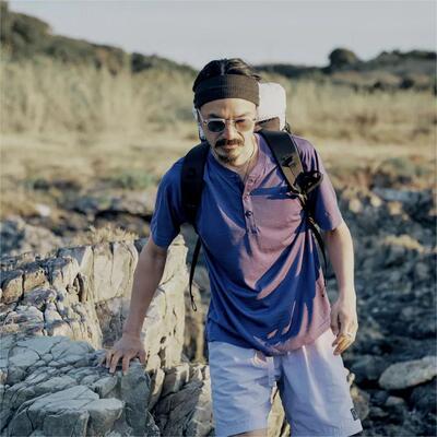 包税包邮 江户久得 yamatomichi男女同款羊毛亨利衫露营登山 代购