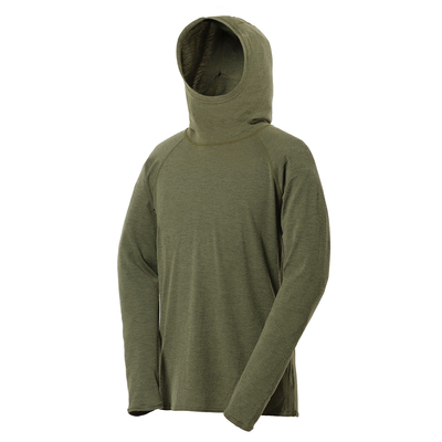 包税包邮 江户久得 AXESQUIN男士羊毛连帽衫春秋户外跑步登山日代