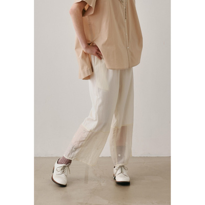 包税包邮 江户久得KELEN26年夏款MURA拼蕾丝长裤甜美森系日本代购