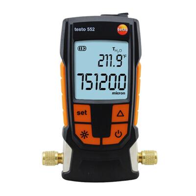 Testo 552精密数字真空表空调氟化物变压器真空表549I压力表