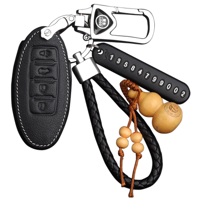 钥匙包套英菲尼迪真皮