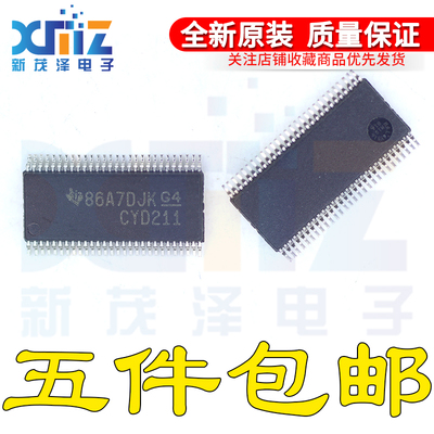 SN74CBTD16211DGVR 丝印CBTD16211 24位总线开关 56-TVSOP 现货