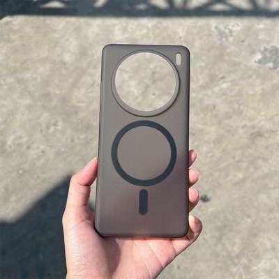 Magsafe磁吸款软壳适用于x200手机壳vivo车载支架无线充电背面防滑纹理防摔镜头x200promini保护套