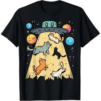 G 32036 Retro Washed Cat Oversize Tee 复古水洗T恤
