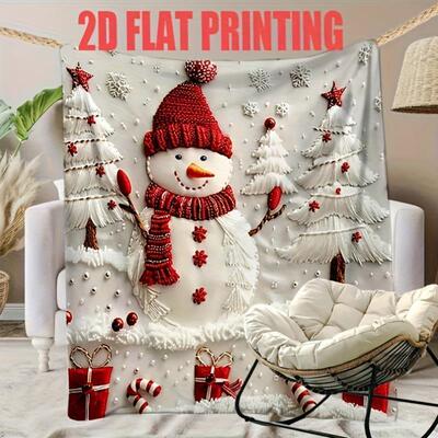 跨境 Women's Shaping Undeear 平面图案圣诞雪人圣诞装饰