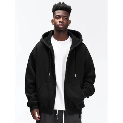 U 84735 Fleece Zip Hooded Jacket 加绒拉链连帽衫