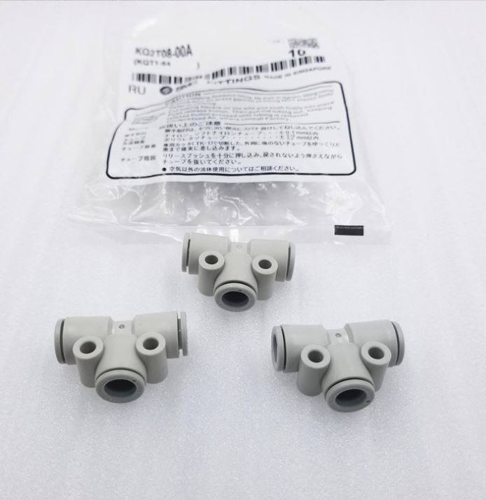 。全新原装T型三通KQ2T06-04A/KQ2T08-06A/KQ2T10-08A/KQ2T12-10A_虎窝淘