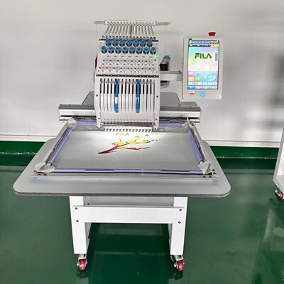 1501叶氏2026新款家用马头机电脑绣花机单头15针 多针工业刺绣机