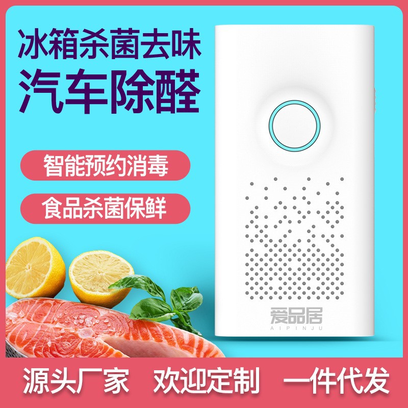 臭氧发生器家用异味杀菌除异味甲醛汽车冰箱式空气消毒机