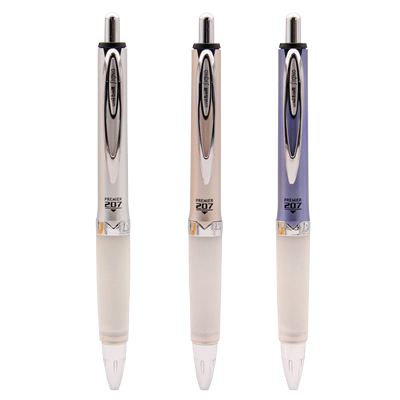 三菱按动式舒适软握胶中性笔