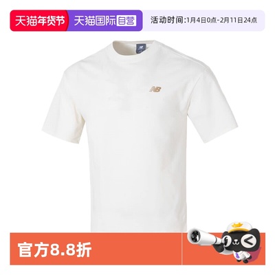 【自营】NEW BALANCE25夏季新款运动休闲T恤圆领短袖AMT52300CIC