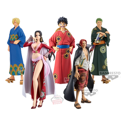 【自营】DXF KOA Grandista 海贼王 路飞索隆香克斯 景品万代玩具