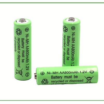 5号镍氢充电电池800-1200mAh高容量低内阻用于太阳能灯灯串等耐用