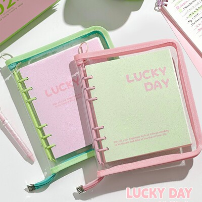 luckyday拉链本方形笔记