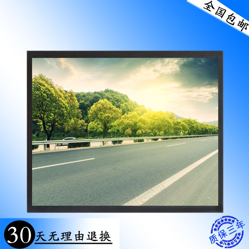 19寸工业级液晶监视器屏高清BNC 4比3安防专用方形监控显示器HDMI