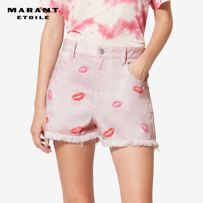 MARANT ETOILE2026早春新款LESIA “Bisou”牛仔短裤