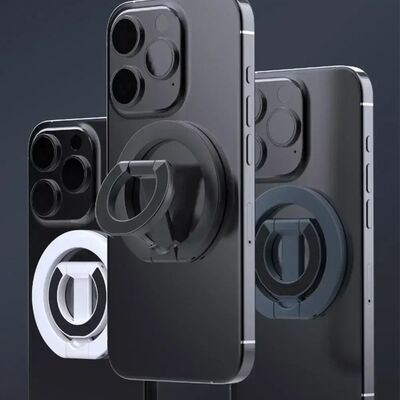 Magnetic Phone Finger Ring Holder Foldable Desktop Stand